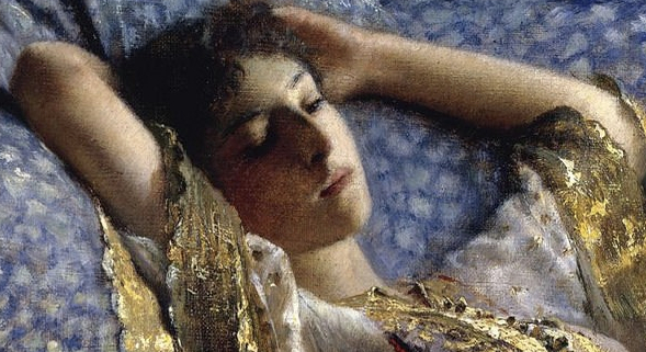 Ferdinand Max Bredt – Reclining Odalisque – At Sunnyside – Where Truth ...