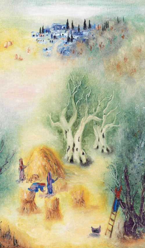 Reuven Rubin: Landscape near Jerusalem (1968) – At Sunnyside – Where ...