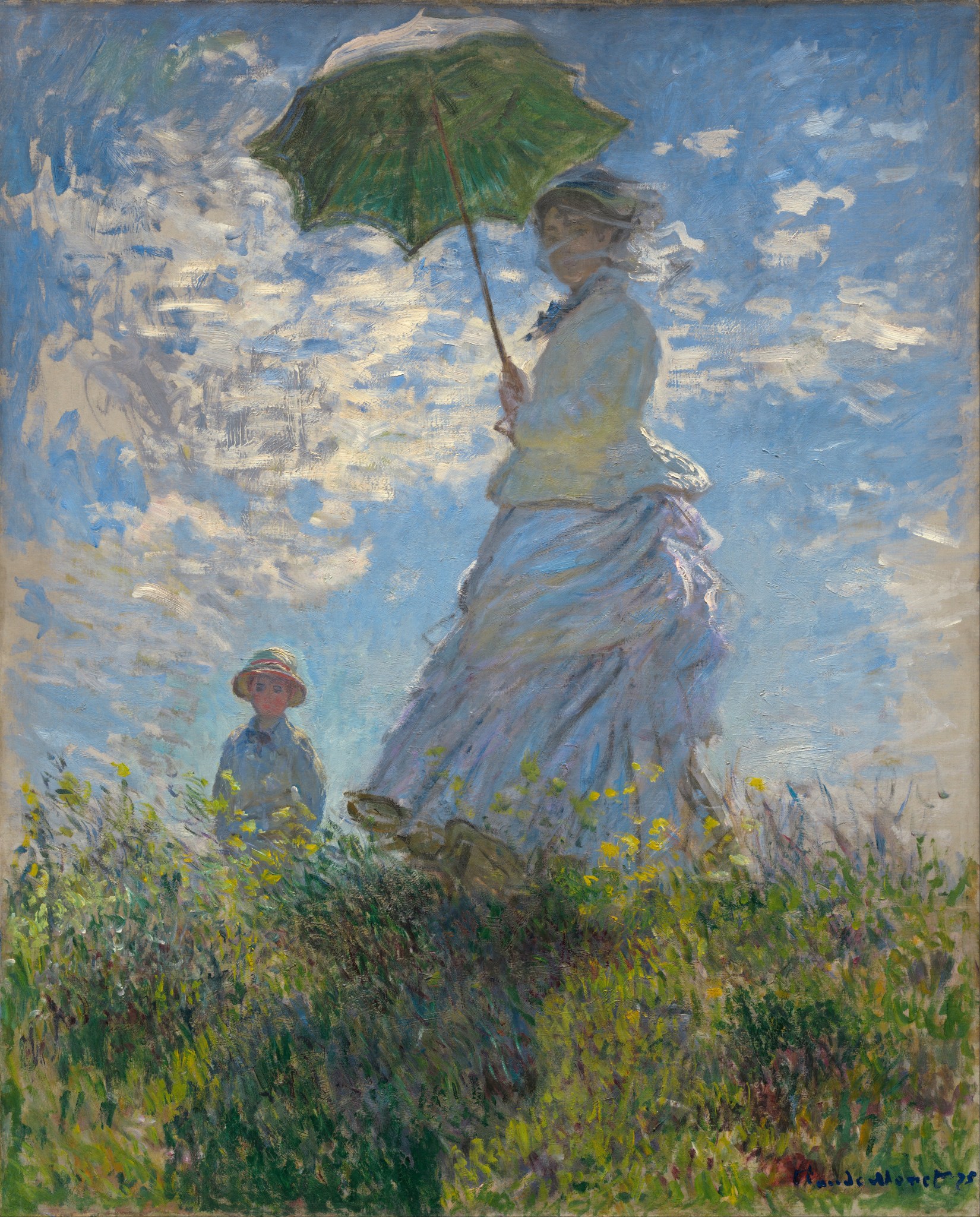 Claude Monet: Woman with a Parasol – At Sunnyside – Where Truth and ...