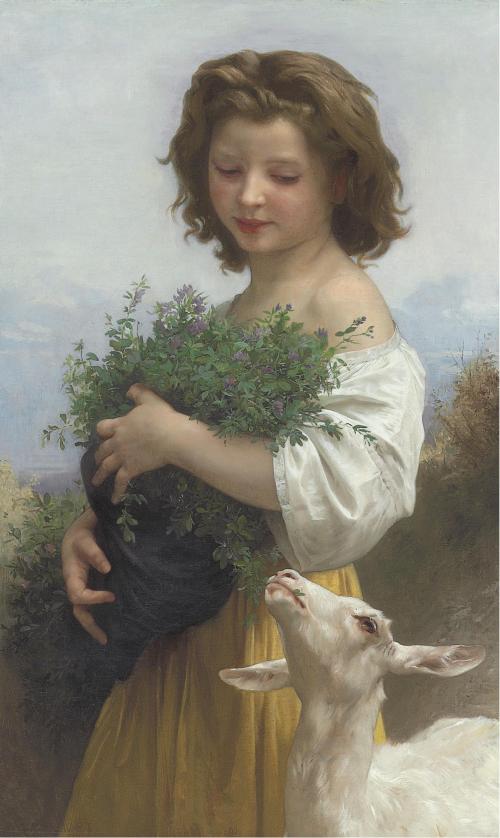 William Adolphe Bouguereau: La Petite Esméralda – At Sunnyside – Where ...