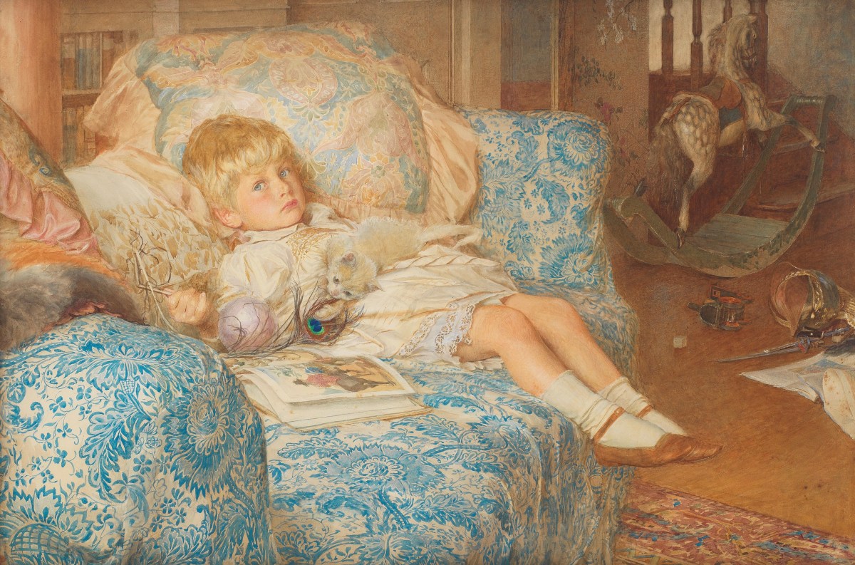 Edward John Gregory: Portrait of Leslie Newall – At Sunnyside – Where ...
